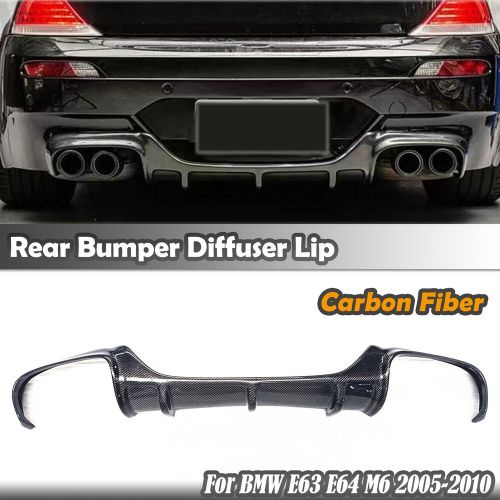 Purchase Carbon Fiber Rear Bumper Lower Diffuser Lip For BMW E63 E64 M6 ...