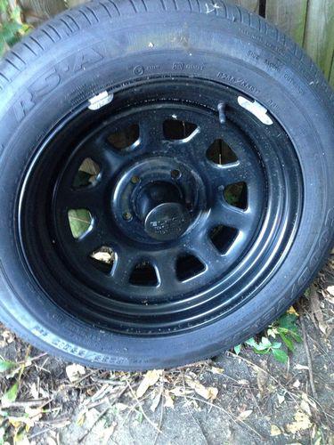 Purchase 4 Black Rock Type D Rims Tires 17x8 Wheels in Baltimore ...