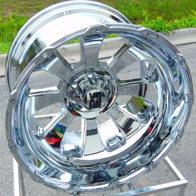 Purchase 22X14" CHROME KMC XD ARMOUR WHEELS RIMS FORD F150 EXPEDITION ...