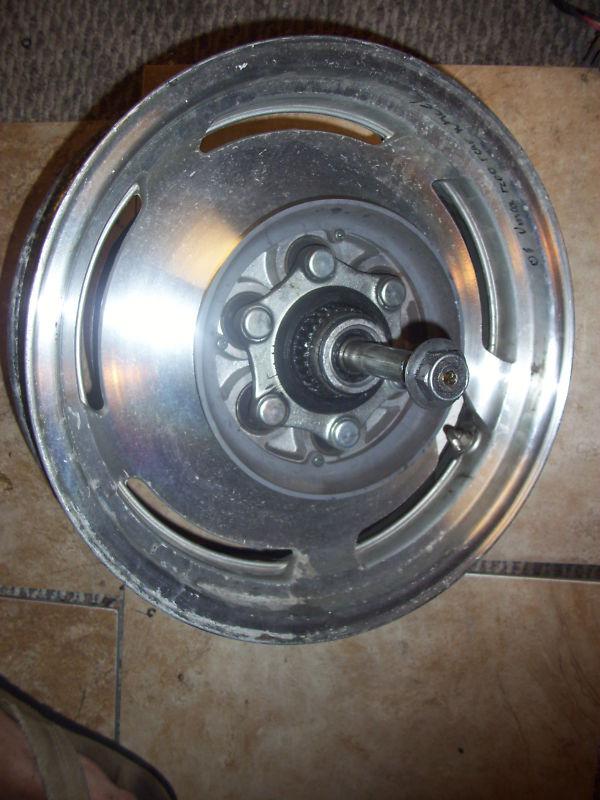 Purchase 01 YAMAHA V MAX VMAX 1200 REAR WHEEL RIM with rotor in Salt ...