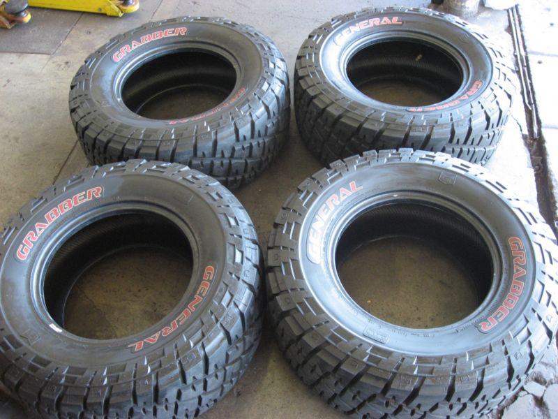 Purchase SET OF 33 x 12.50R17 LT GENERAL GRABBER TIRES - USED 33125017 ...