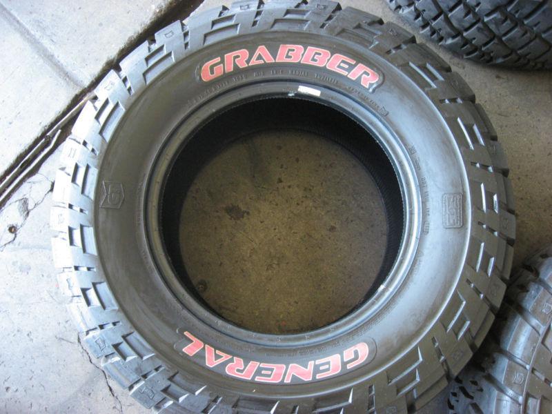 Purchase SET OF 33 x 12.50R17 LT GENERAL GRABBER TIRES - USED 33125017 ...