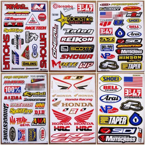 Buy Racing ATV Motocross Rally Dakar Decals Car Bike Skateboard ...
