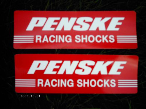 Buy Two Penske Racing Shocks Decals in Lincoln Park, New Jersey, United ...