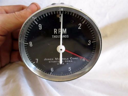 Buy Vintage Jones Motrola 10K RPM Tach Tell Tale Needle 60's Indy Race ...