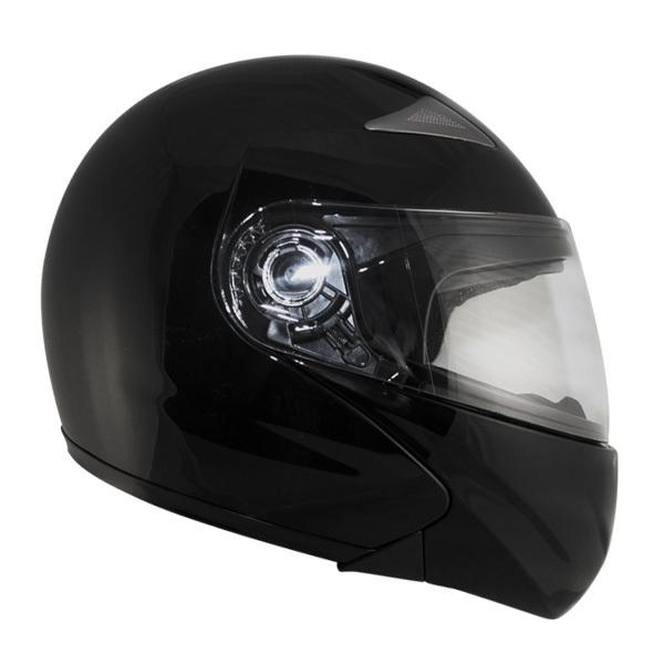 Buy NEW Hawk DOT Black Glossy Modular Helmet Motorcycle Biker S M L XL ...