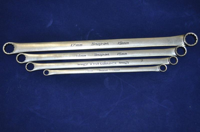 Buy Snap On 4 PC 8-19mm Metric Hi-Performance 12 Point Box End Wrench ...