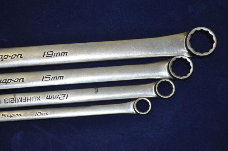 Buy Snap On 4 PC 8-19mm Metric Hi-Performance 12 Point Box End Wrench ...