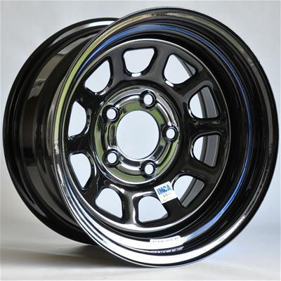 Buy Circle Racing Wheels Series 25 Black Wheel 15"x8" 5x5" BC ...