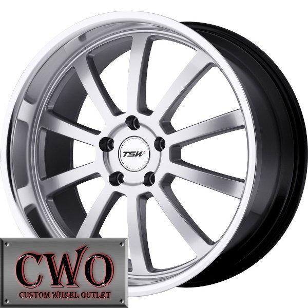 Find 17 Silver TSW Willow Wheels Rims 5x100 5 Lug WRX Impreza Subaru XD ...