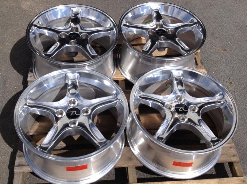 Find Mustang COBRA R Style Wheels 17x8 & 17x9" 17 inch, 17", 4 lug rims ...