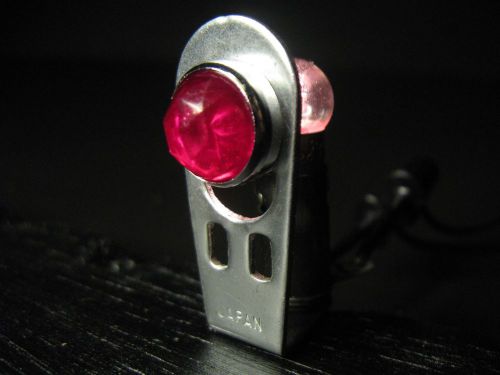 Find Vintage Dash Gauge Panel Light Indicator with ½” RED Jewel Lens ...