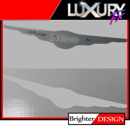 Find 1p Steel Chrysler Wing Emblem w/300 Cutout fits 2005-2010 Chrysler ...