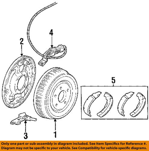 Find FORD OEM F57Z-2212-A Drum Brake Backing Plate in Bangor, Maine, US ...