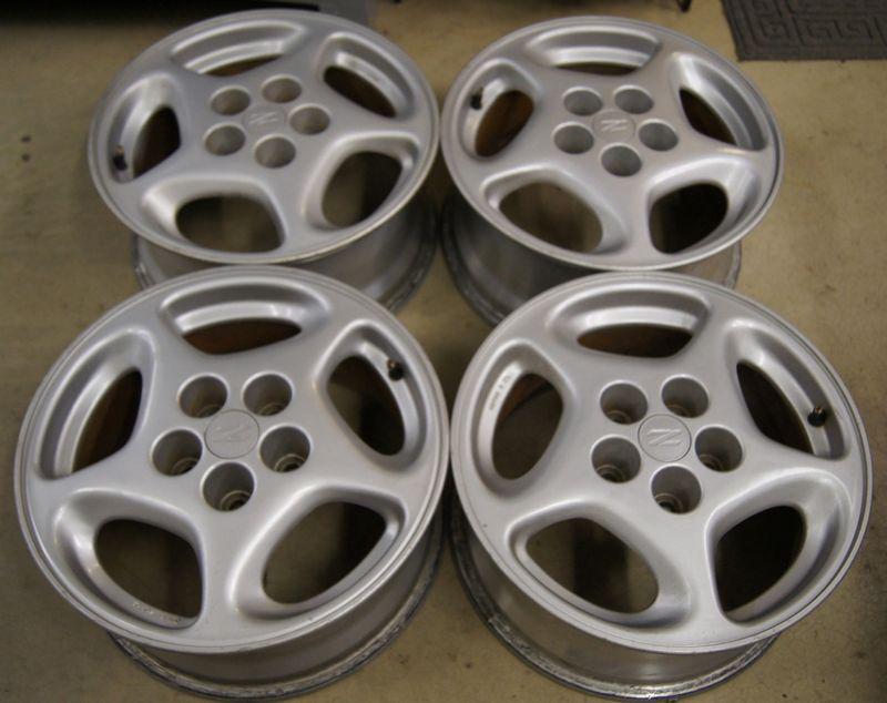 Find Nissan 300ZX 16" Factory OEM Wheels Rims 90-96 62501RH 62502LH ...