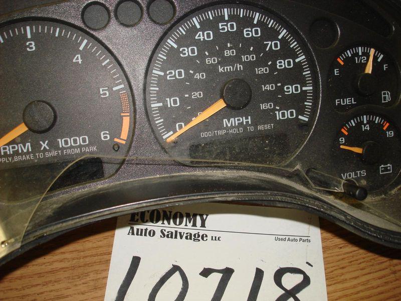 Find CHEVROLET S10/S15/SONOMA Speedometer US, 4.3L, AT, w/tach, w/o fl ...