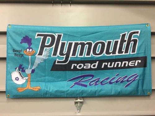 Sell Plymouth Road Runner Flag ~ mopar charger v8 hemi muscle car ...