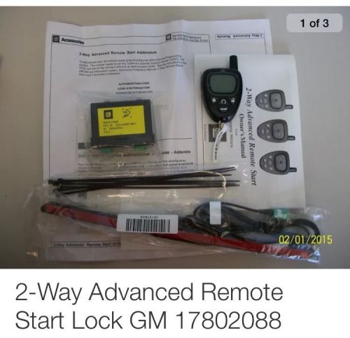 Sell 2-Way Advanced Remote Start Lock GM 17802088 in Winnetka ...