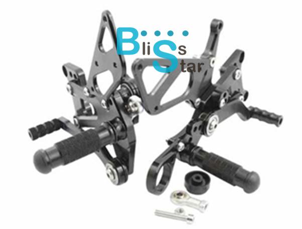 Sell Black CNC Adjustable Rear Sets Rearsets Fit BMW S1000RR 2009-2012 ...