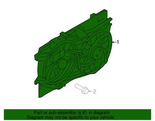 Sell Genuine Ford Engine Cooling Fan Assembly F2GZ-8C607-E in Fenton ...