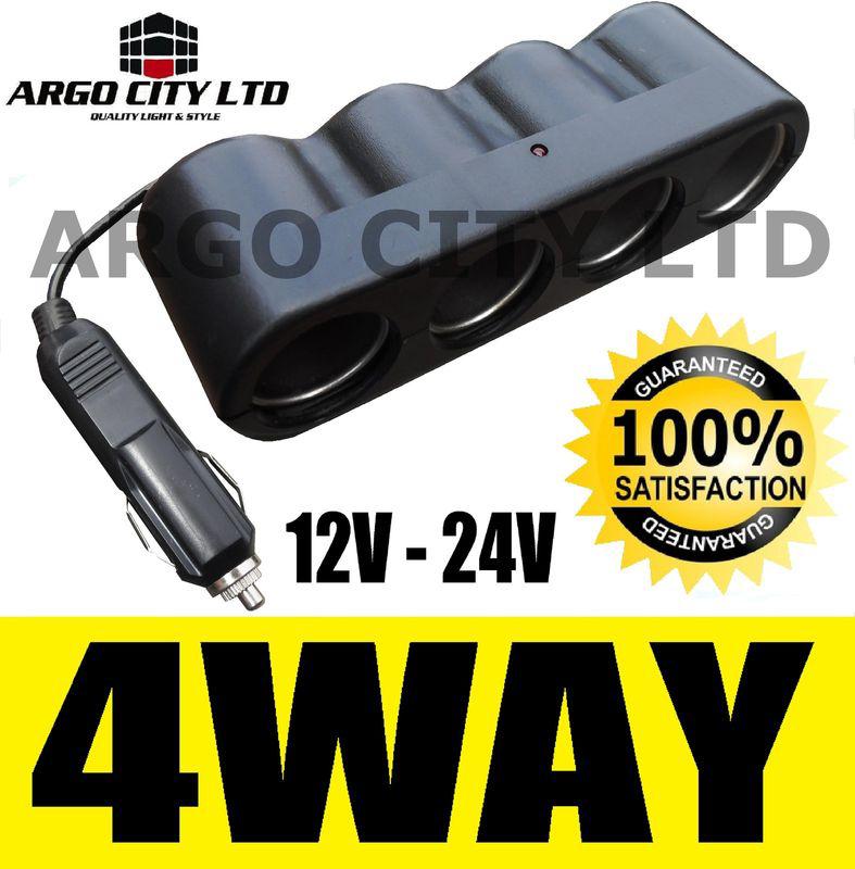 Sell 4WAY MULTI SOCKET 12V 24V SPLITTER CHARGER ADAPTOR CAR VOLKSWAGEN ...