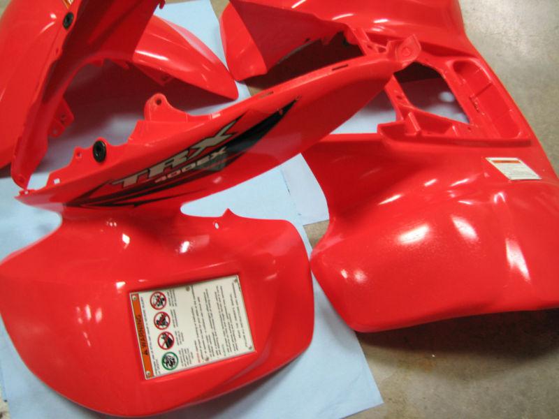 Sell 2007 400EX 400 EX FULL RED FRONT & REAR FENDERS FENDER OEM ##565 ...