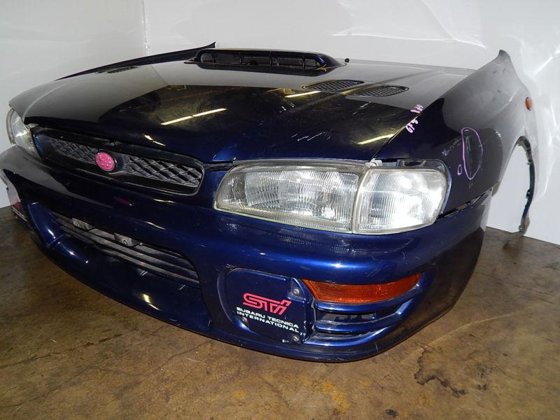 Sell JDM SUBARU IMPREZA WRX GC8 FRONT END 92 01 V5 V6 BUMPER HOOD ...