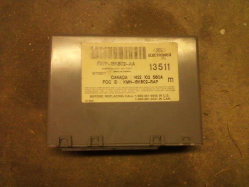 Sell 98 99 00 FORD EXPEDITION THEFT LOCKING MODULE F87F-15K602-AA OEM ...
