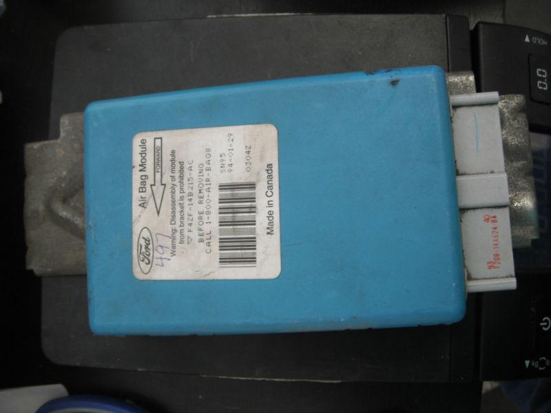 Purchase 1995 FORD MUSTANG AIRBAG COMPUTER MODULE # F4ZF 14B215 AC ...