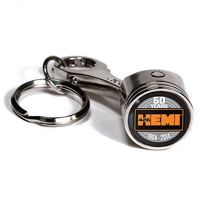 Purchase New Hemi 50th Anniversary Piston Key Chain Tag Hemi Orange ...