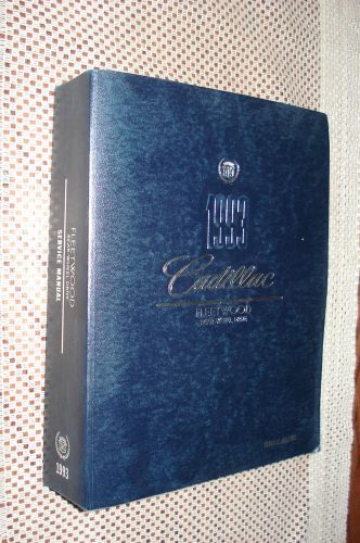 Purchase 1993 CADILLAC FLEETWOOD SHOP MANUAL ORIGINAL SERVICE BOOK RARE ...