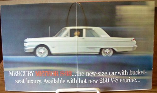 Purchase 1962 62 Mercury Meteor S-33 Dealership Sales Brochure in Holts ...