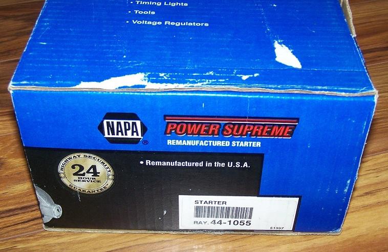 Purchase NAPA Starter for MoPars Chrysler Dodge Plymouth Model 44-1055 ...