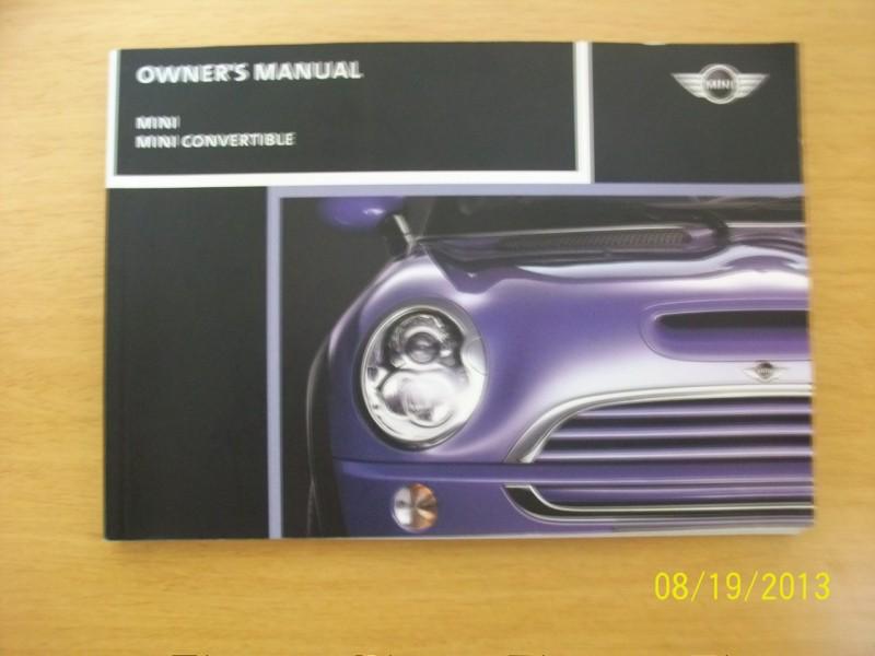 Purchase 2004 COOPER MINI /MINI CONVERTIBLEOWNERS MANUAL in Lynn ...
