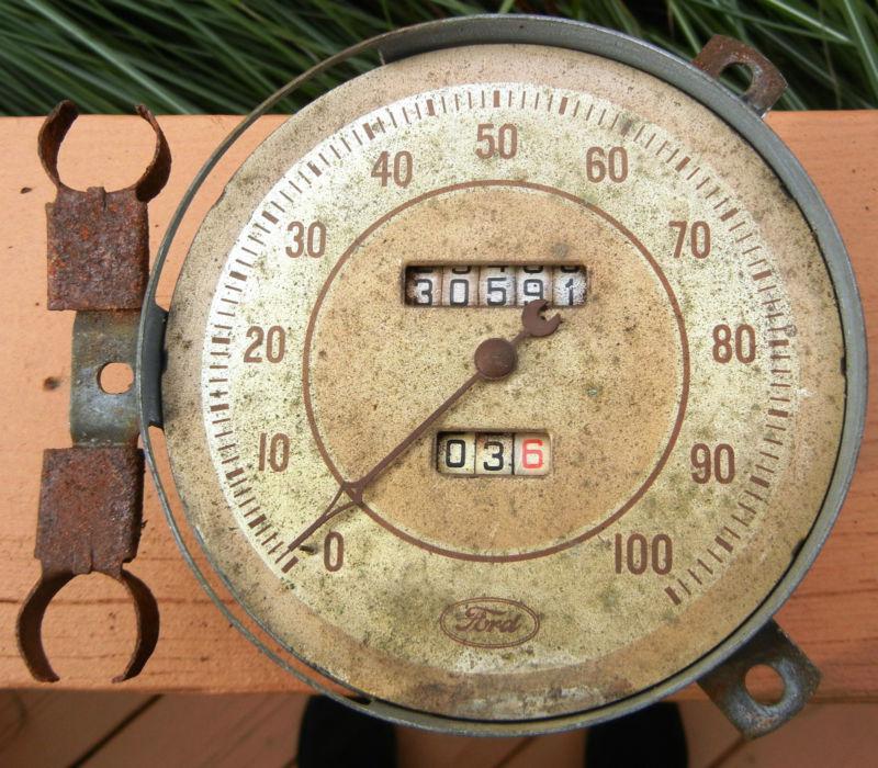 Buy 1935 1936 FORD SPEEDOMETER - “AS-PICKED” 40+YRS. AGO - DRY STORAGE ...