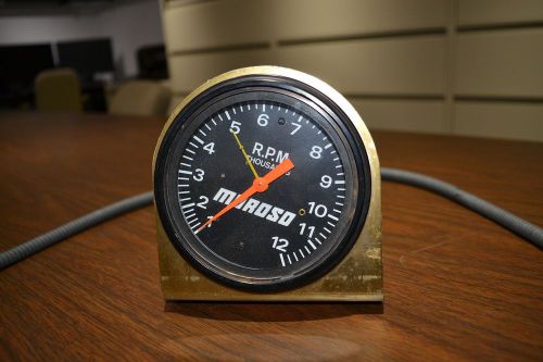 Buy Jones Moroso Cable Drive Tach 12,000 RPM with Tell Tale in ...