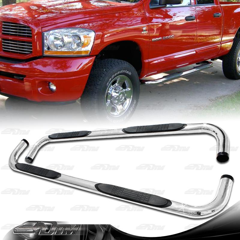 Buy 2002-2008 Dodge Ram 4-Door Pickup Stainless Steel Nerf Side Step ...