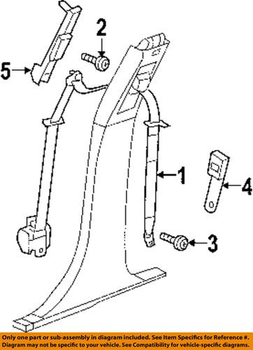 Buy MOPAR OEM XS401DVAE Front Seat Belts-Retractor Assembly in Houston ...