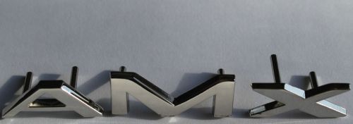 Find 68 69 AMC AMX EMBLEM LETTERS FOR 68 69 70 AMX in Dedham ...