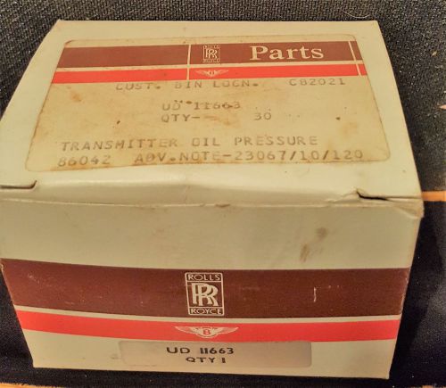 Find Rolls Royce / Bentley Transmitter Oil Pressure UD 11663 in Plano ...