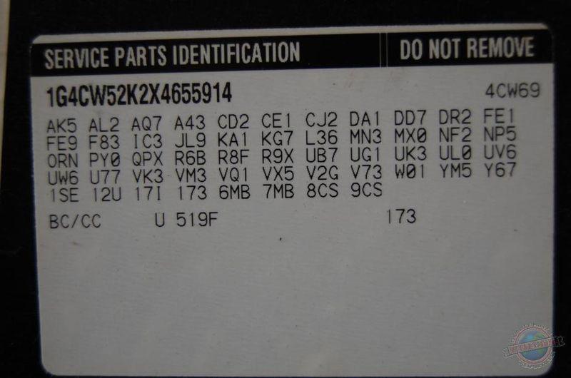 Find FRONT DOOR GLASS PARK AVENUE 721512 97 98 99 00 01 02 03 04 05 LFT ...