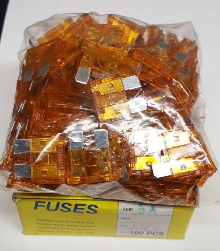 Find 100pcs 05A Color Coded Standard ATO/ATC Blade Fuse for Auto Cars ...