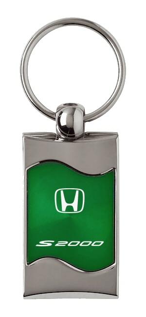Find Honda S2000 Green Rectangular Wave Metal Key Chain Ring Tag Key ...