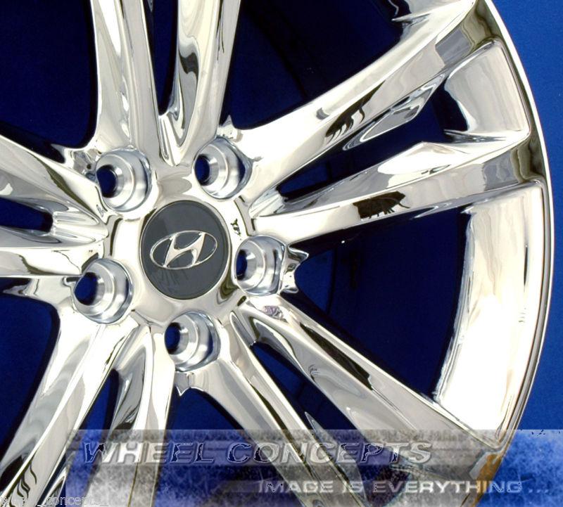 Find HYUNDAI GENESIS COUPE 19 INCH CHROME WHEEL EXCHANGE OEM RIMS in ...