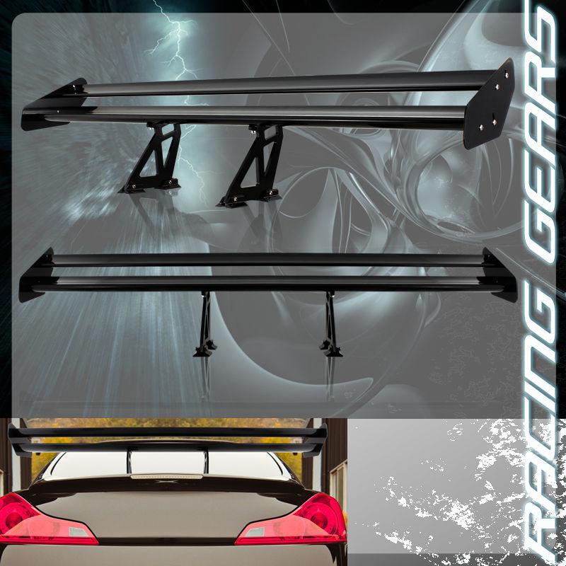 Sell Universal 55" GT Style Black Aluminum Rear Trunk Lid Double Deck ...