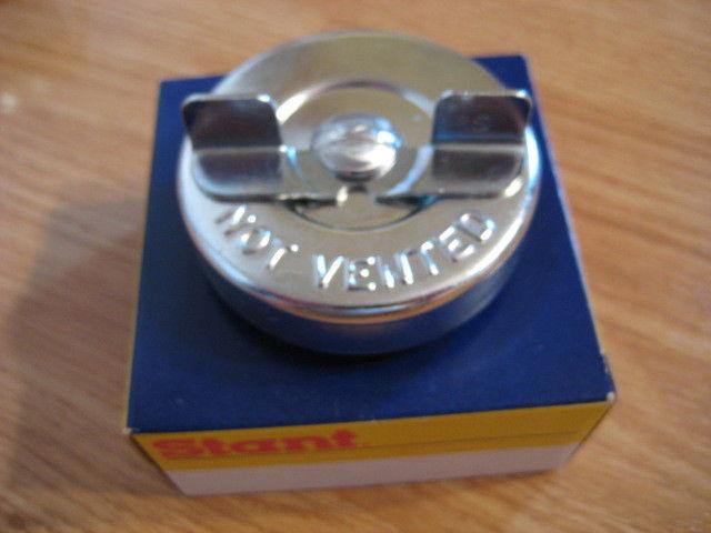 Sell NOS gas fuel tank cap RAISED letters correct S rivet !!!! NO ...