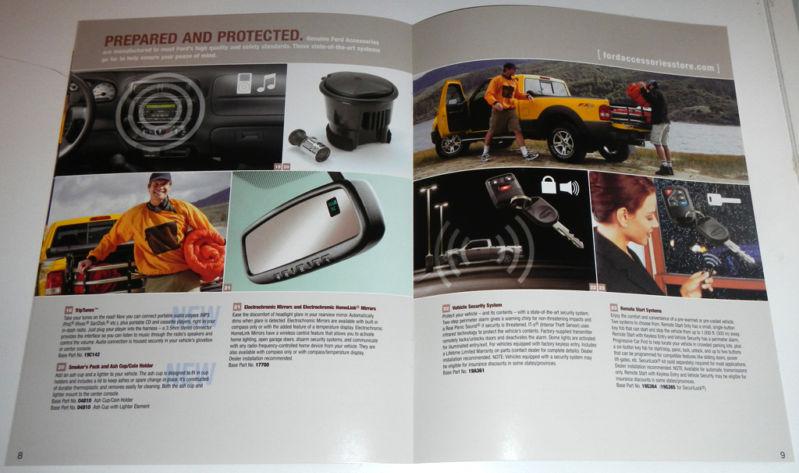 Sell 2007 FORD RANGER ACCESSORIES BROCHURE in Clawson, Michigan, US ...