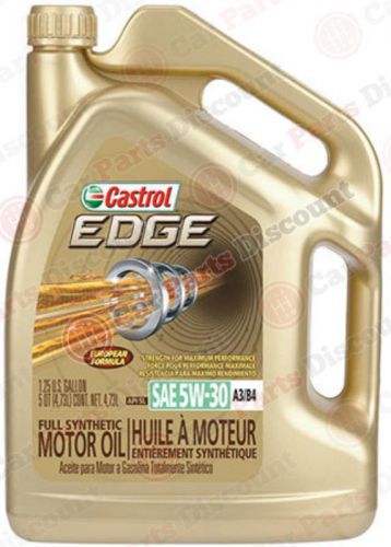 Sell New Castrol Edge Engine Oil - 5W-30 Synthetic (5 Quart), 03037 in ...