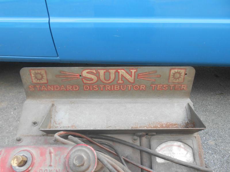 Sell Vintage Sun Standard Distributor Tester Machine Automotive ...