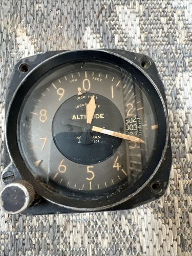 Sell Vintage WW2 Altimeter Altitude Meter Kollsman Instrument Co 1940s ...